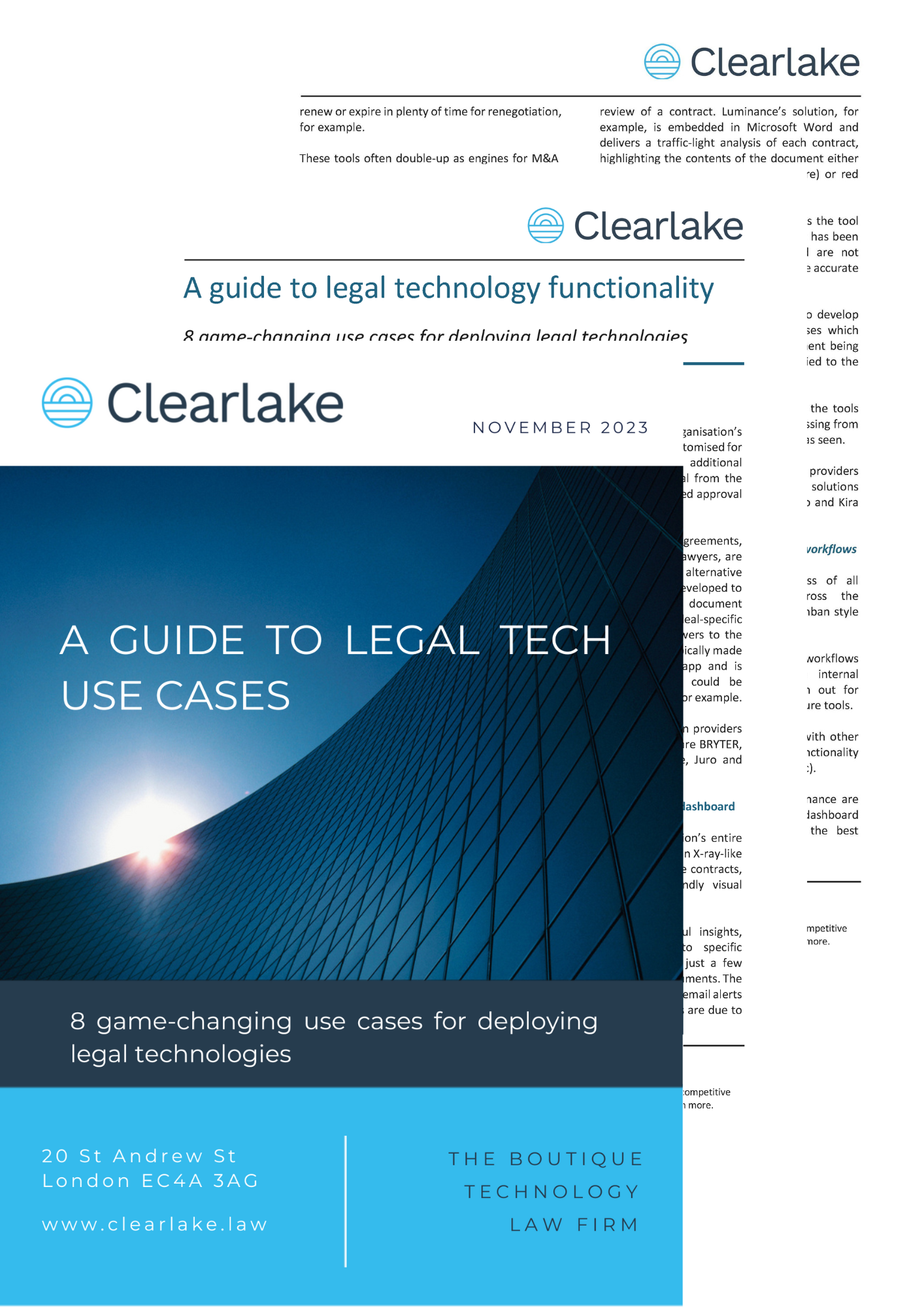 LawTech Use Cases LawTech Use Cases